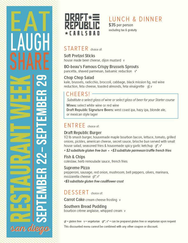 Happenings - Draft Republic Carlsbad