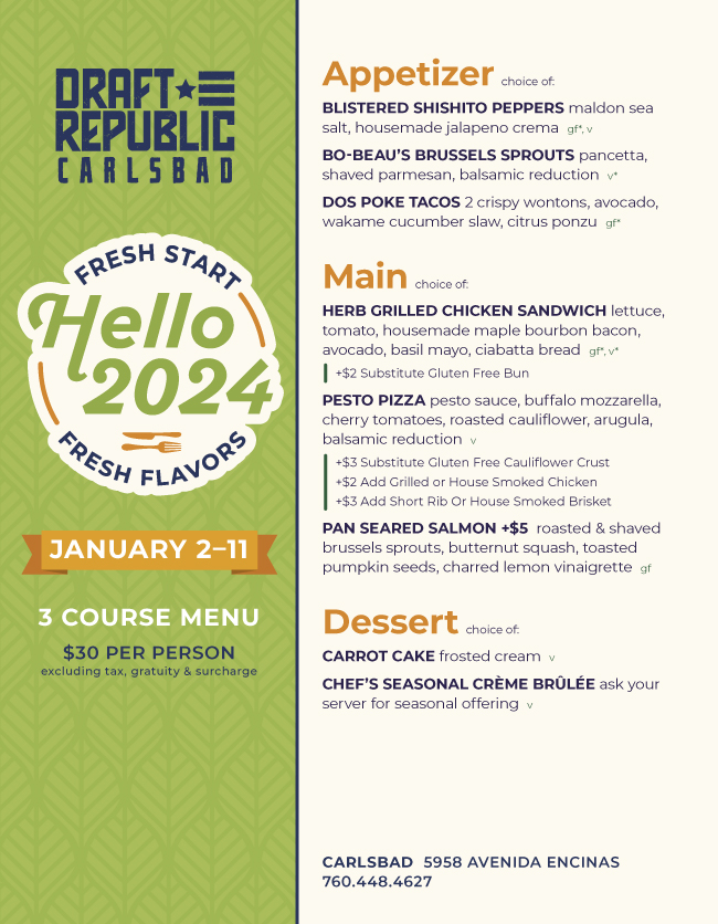 Happenings - Draft Republic Carlsbad