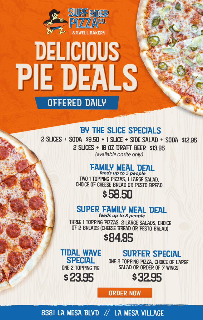 Happenings - Surf Rider Pizza